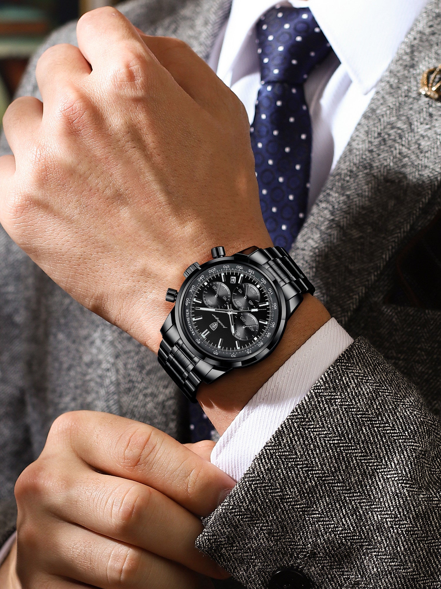 Mens Quartz Watch with Luminous Waterproof Features – CYBERON